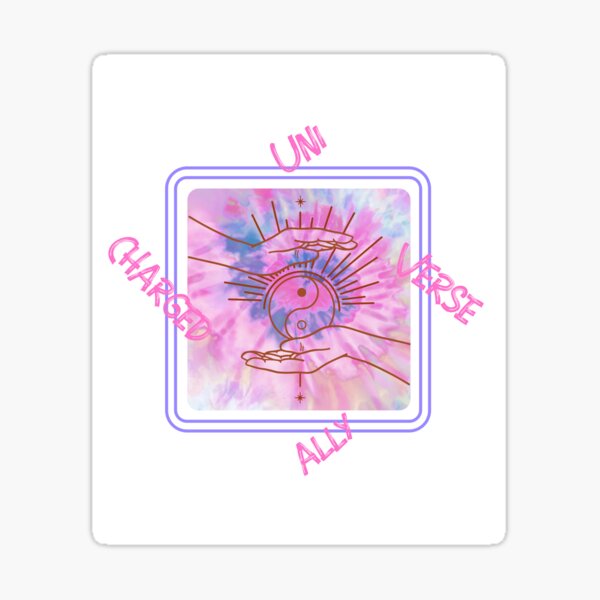 "Universally Charged" Sticker by Universal-Signs | Redbubble