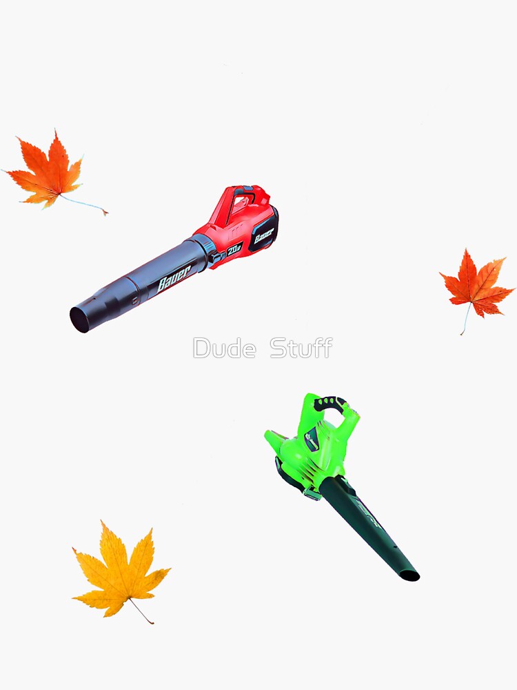 "Leaf Blower Pattern" Sticker for Sale by Dude Stuff | Redbubble