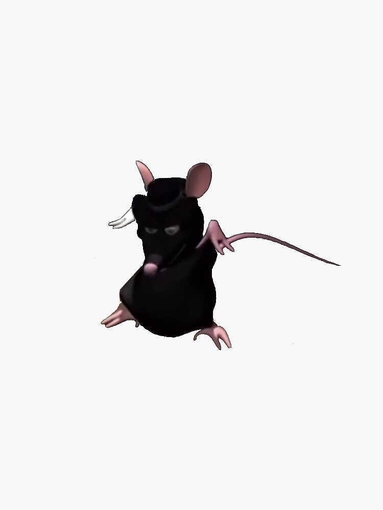 "Dancing rat" Sticker for Sale by strawberiee | Redbubble