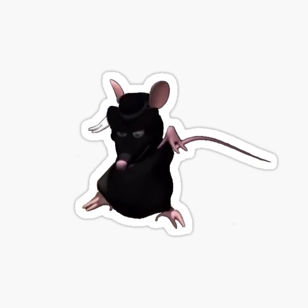 "Dancing rat" Sticker for Sale by strawberiee | Redbubble