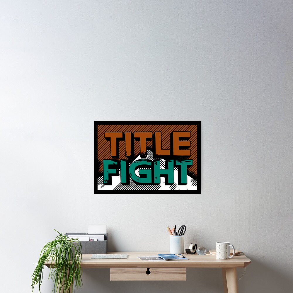 "Title Fight logo" Poster for Sale by olly88 | Redbubble