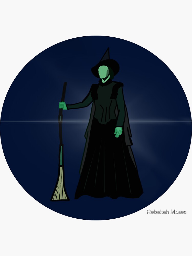 "Elphaba From Wicked The Musical Sticker " Sticker for Sale by ...