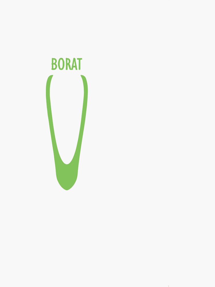"Borat mankini" Sticker by IgaBarClay | Redbubble