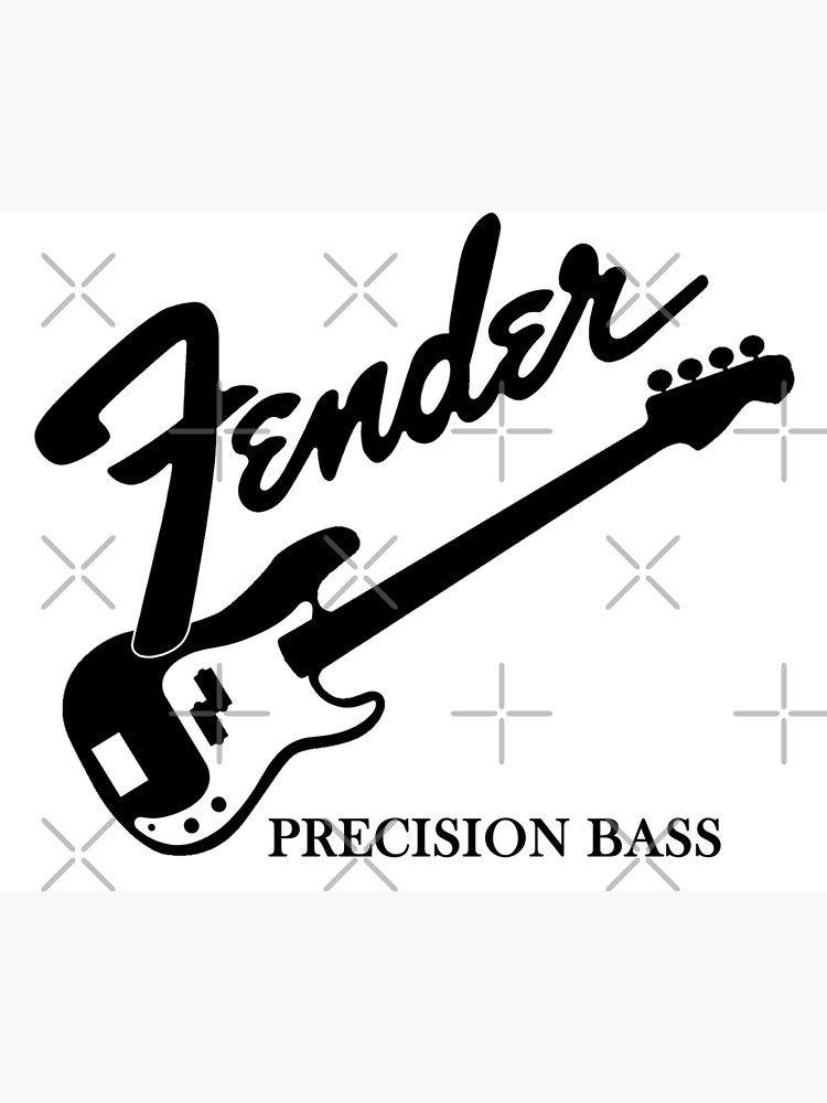 Precision Bass Logo Poster For Sale By Wasisnt Redbubble