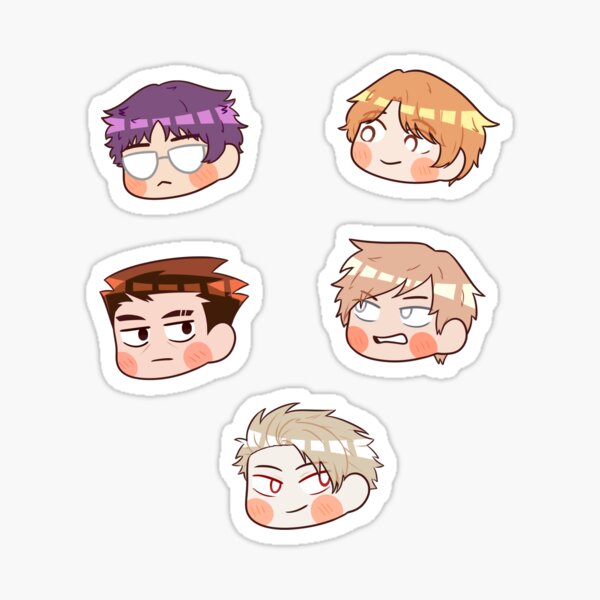 "Weak Hero Union Heads " Sticker for Sale by Micro-Zen | Redbubble