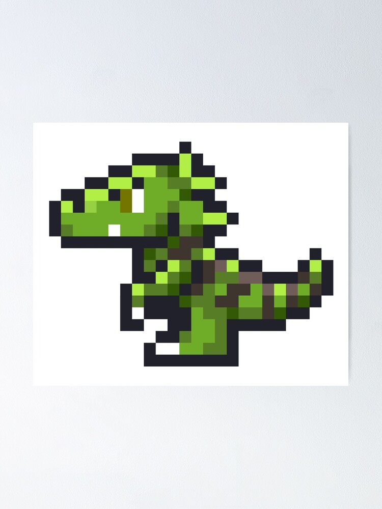 "Terraria Baby Dinosaur" Poster by BonBonPup | Redbubble