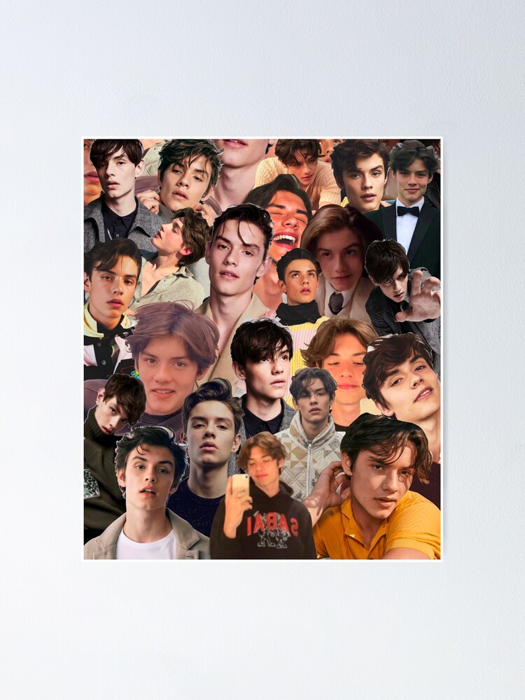 "Louis Partridge Photo Collage" Poster for Sale by Jess-16 | Redbubble