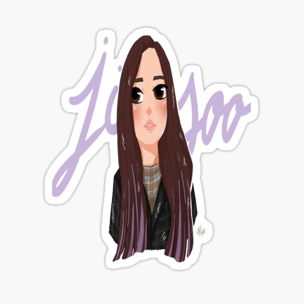"Beauty jisoo" Sticker for Sale by Halalstore | Redbubble