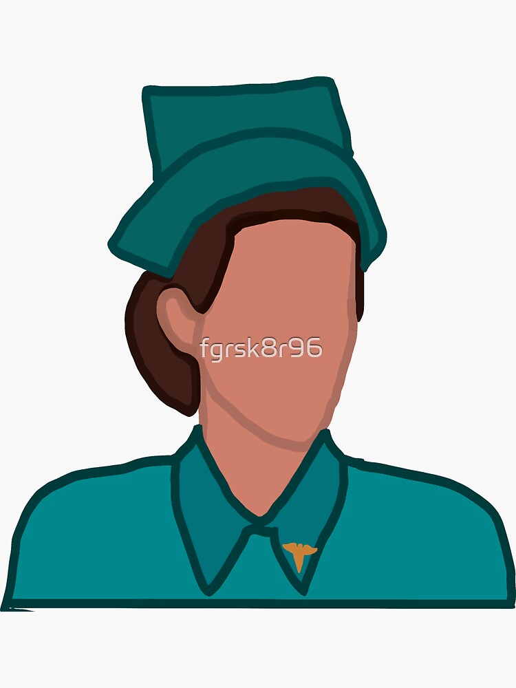 "Nurse Rachet" Sticker by fgrsk8r96 | Redbubble