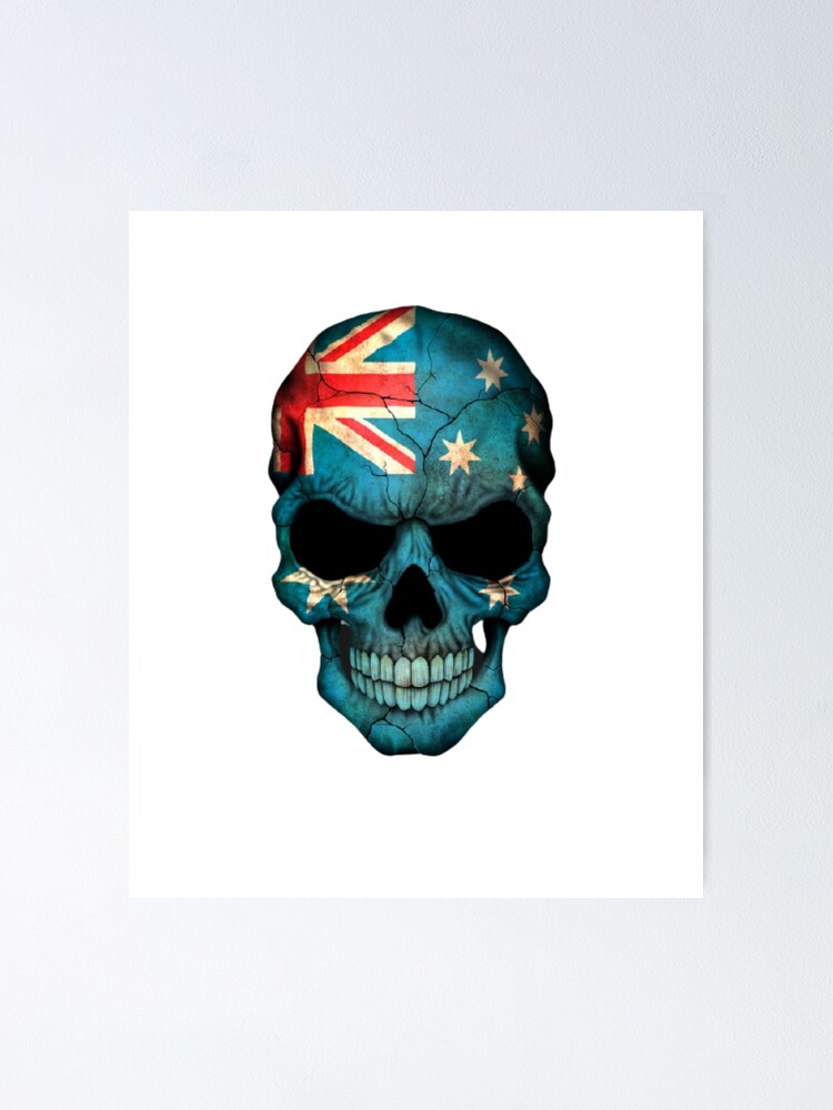 "Australian Skull" Poster by morrismorgan | Redbubble