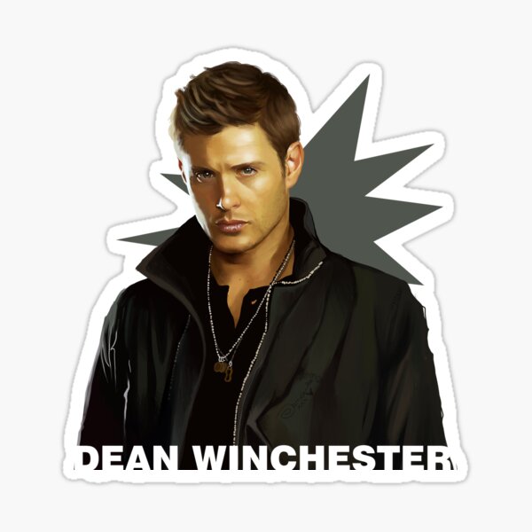 "Dean Winchester" Sticker for Sale by KanaHyde | Redbubble