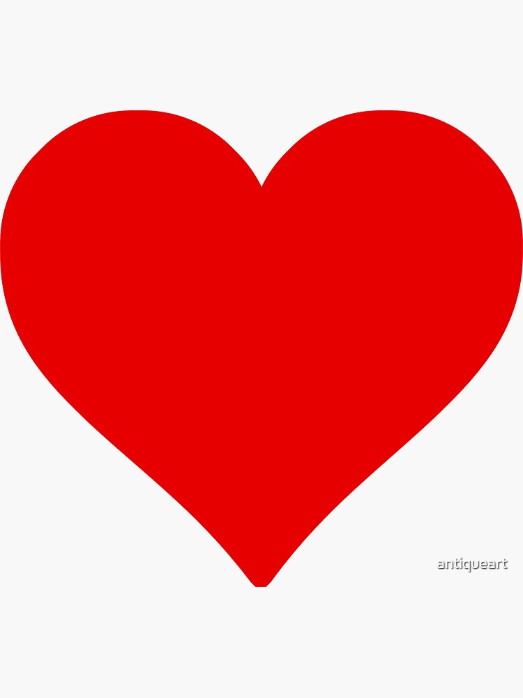 "Heart Shape Love Pattern Simple" Sticker for Sale by antiqueart ...