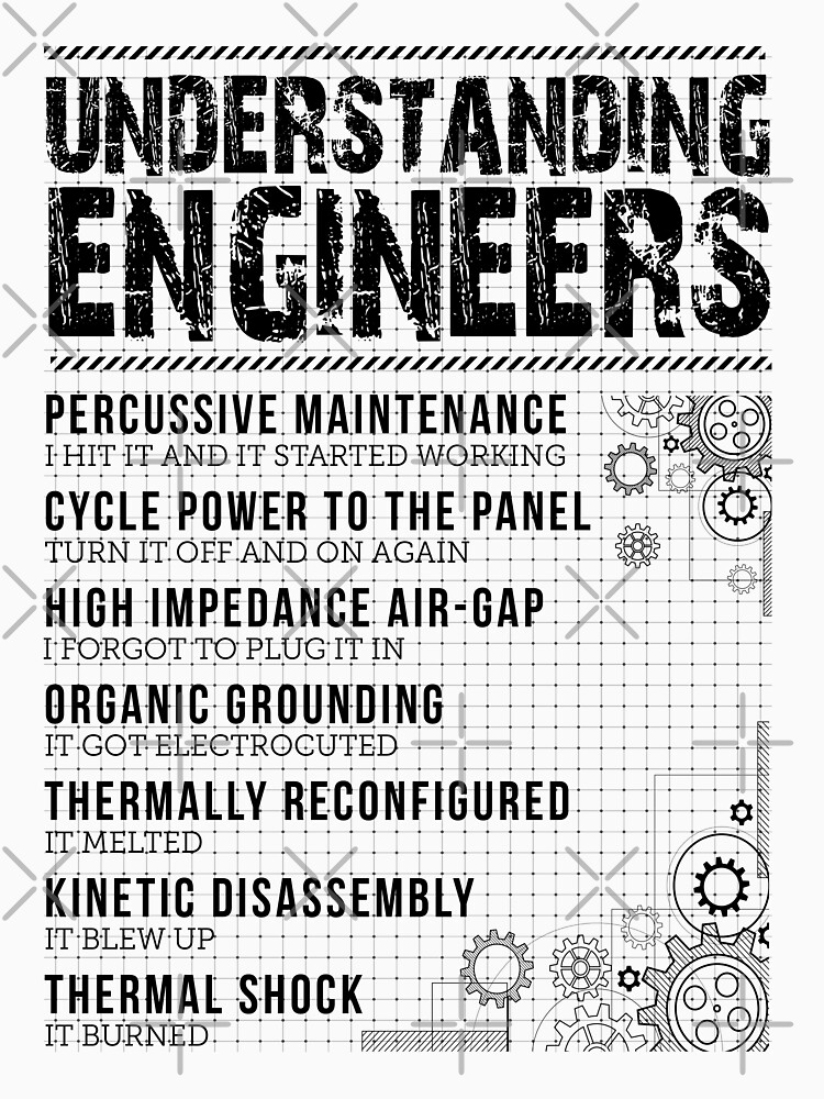 "Understanding Engineers Funny Gift for engineer day" T-shirt for Sale by zettif | Redbubble ...