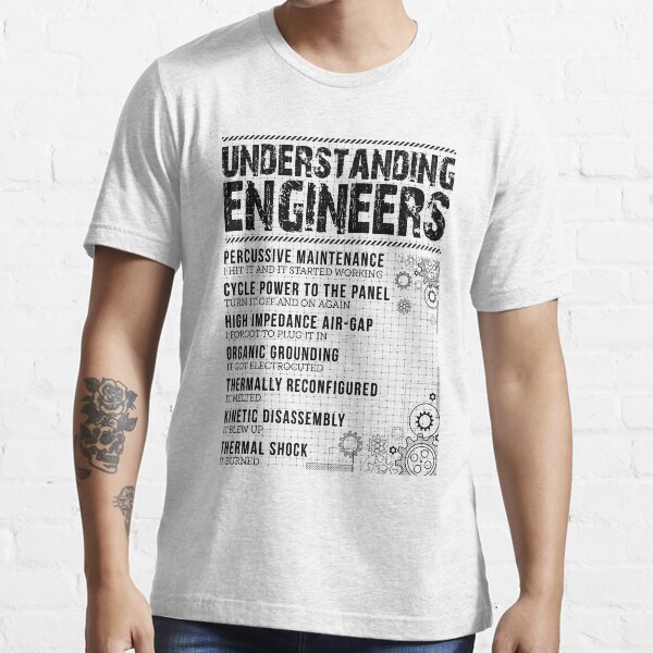"Understanding Engineers Funny Gift for engineer day" T-shirt for Sale by zettif | Redbubble ...