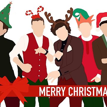 "One Direction Christmas" Sticker for Sale by Aurora and Aly | Redbubble