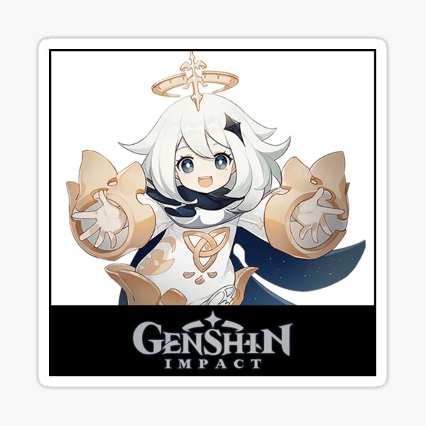 "Paimon Genshin Impact" Sticker by HandyBrandy | Redbubble