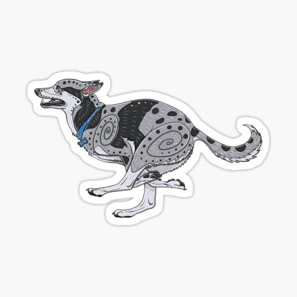 "Jake" Sticker by Corvus-latrans | Redbubble