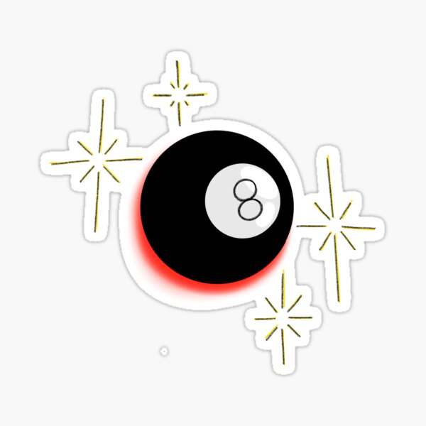 "8 ball" Sticker by Smonay | Redbubble