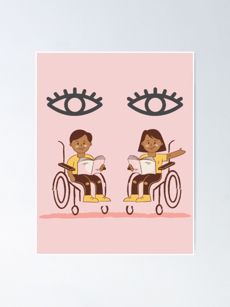 "Disability is not Inability" Poster by classicmaddy | Redbubble