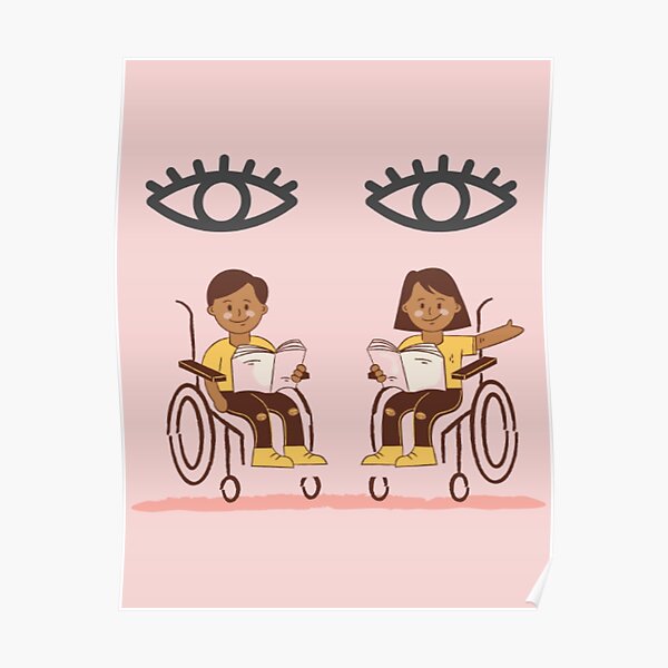 "Disability is not Inability" Poster by classicmaddy | Redbubble