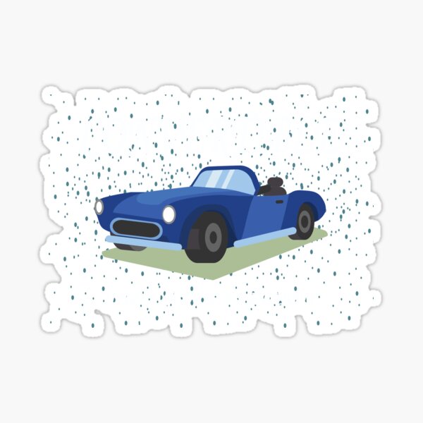 "Convertible Car" Sticker by CreazyCreator77 | Redbubble