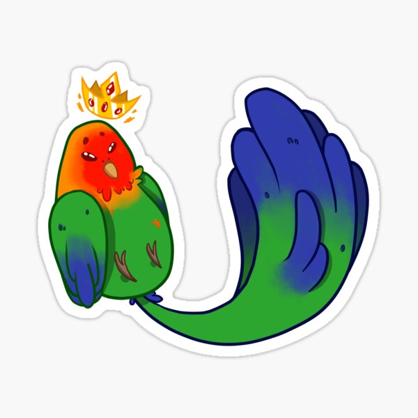 "Mango Bird" Sticker for Sale by ArtingPatiently | Redbubble