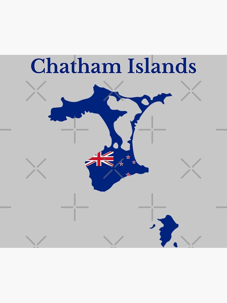 "Chatham Islands Territory Map , New Zealand." Poster by marosharaf ...