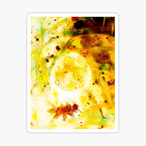 "Golden blob" Sticker by Dotin | Redbubble