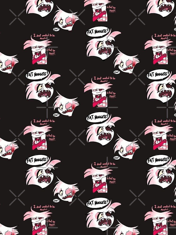 "(BLACK) Angel Dust expressions hazbin hotel" T-shirt by Smilingfacadee ...