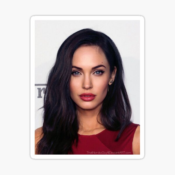 "Megan Fox " Sticker for Sale by Zfron | Redbubble