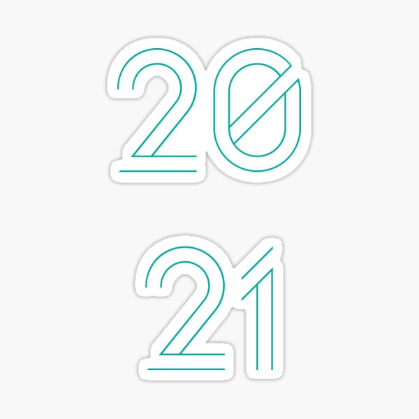"2021" Sticker for Sale by Raizenyzer10 | Redbubble
