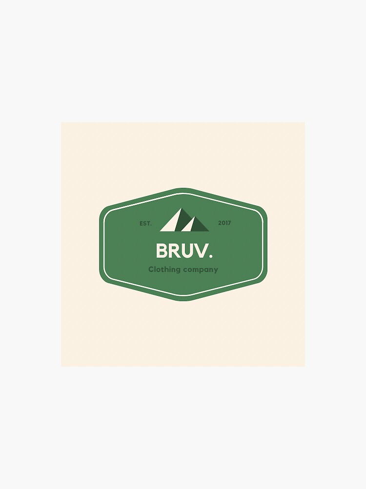 "Outdoors Bruv " Sticker for Sale by loganr478 | Redbubble