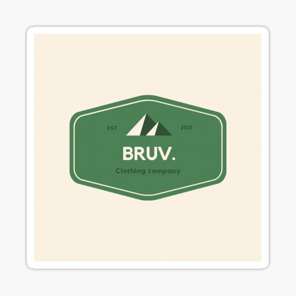 "Outdoors Bruv " Sticker for Sale by loganr478 | Redbubble