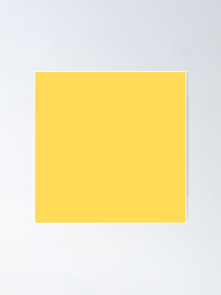 "Absolute Mustard / Mustard Yellow | Solid Color | Accent Color" Poster ...