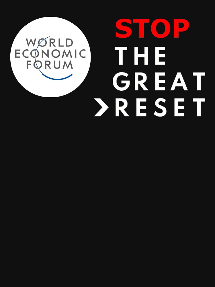 "STOP The Great Reset 2030" T-shirt for Sale by Sabreflurry | Redbubble ...
