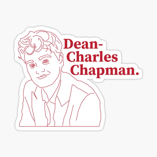 "Dean-Charles Chapman Portrait" Sticker for Sale by egleruta | Redbubble
