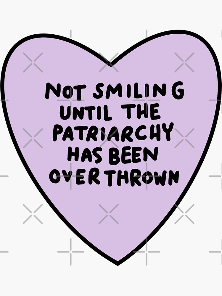 "Patriarchy" Sticker for Sale by Doctor Michaela | Redbubble