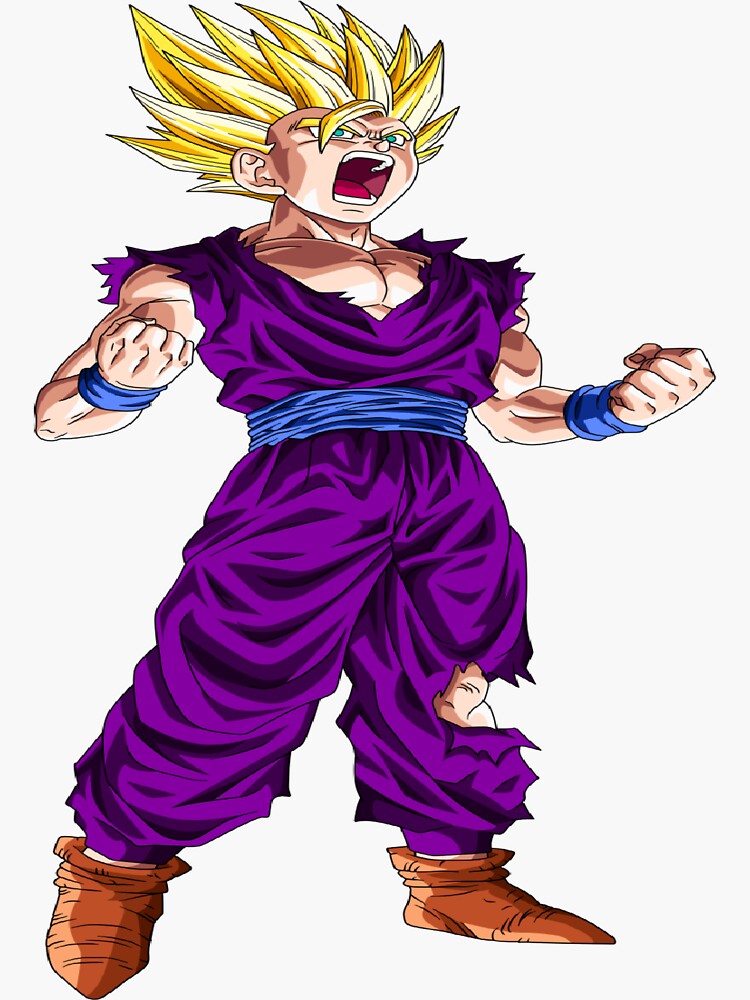"Son Gohan SSJ2" Sticker for Sale by scream1212 | Redbubble
