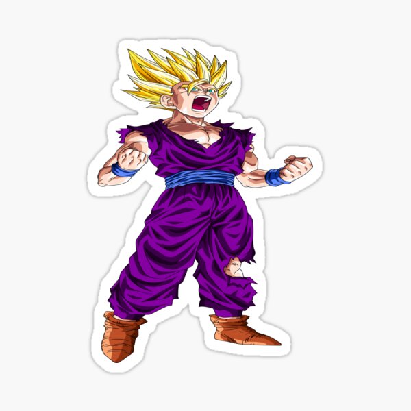 "Son Gohan SSJ2" Sticker for Sale by scream1212 | Redbubble