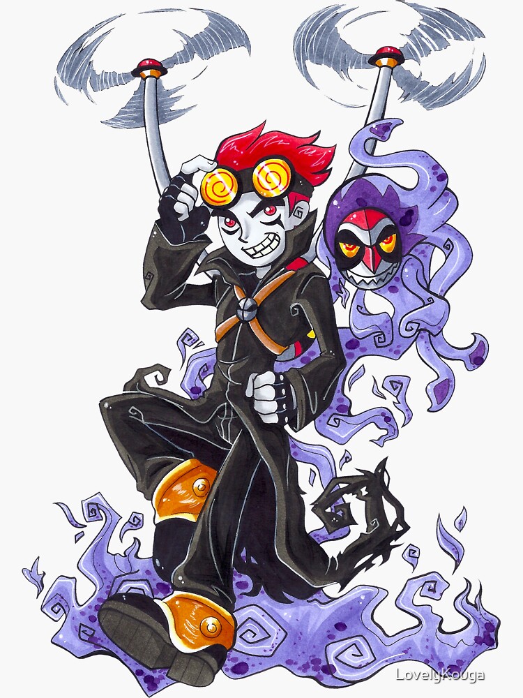 "Evil Boy Genius" Sticker by LovelyKouga | Redbubble