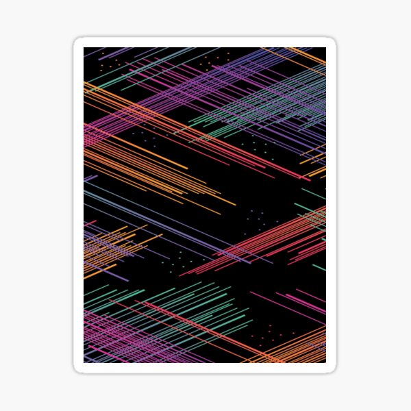 "A Colorful Pattern Design" Sticker for Sale by GamesandMovies | Redbubble