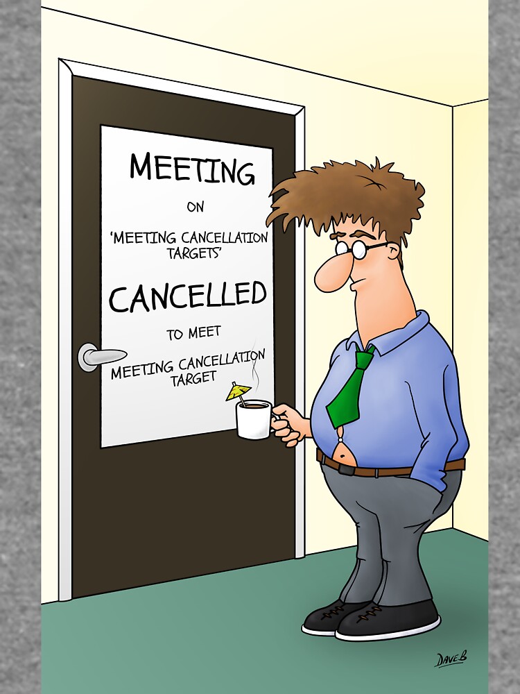 "Work Fun - Meeting Cancelled" Lightweight Sweatshirt for Sale by ...