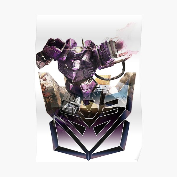 "Shockwave" Poster by planetcybertron | Redbubble