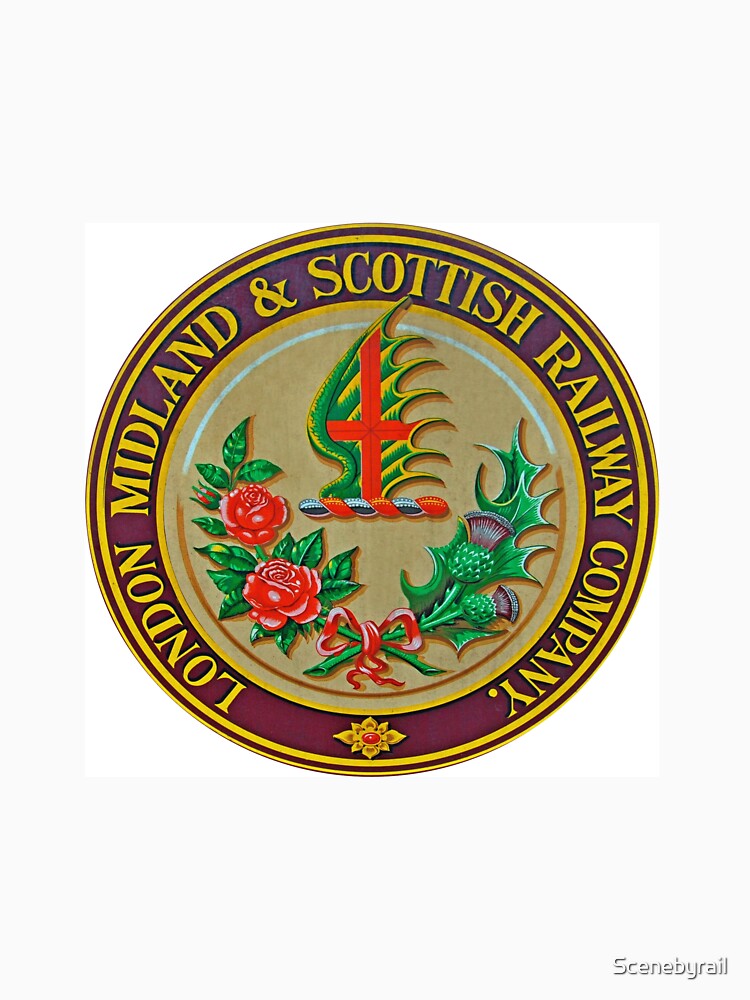 "LMS Railway emblem" T-shirt for Sale by Scenebyrail | Redbubble | lms ...