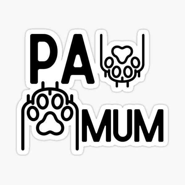 "Cat Paw - Paw Mum Print - Simple Design" Sticker for Sale by Dream ...