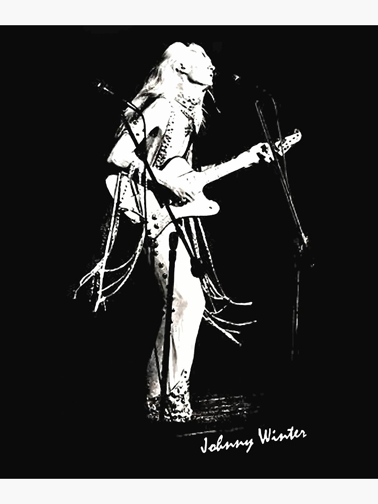 "Johnny Winter" Poster for Sale by PratamaStore | Redbubble