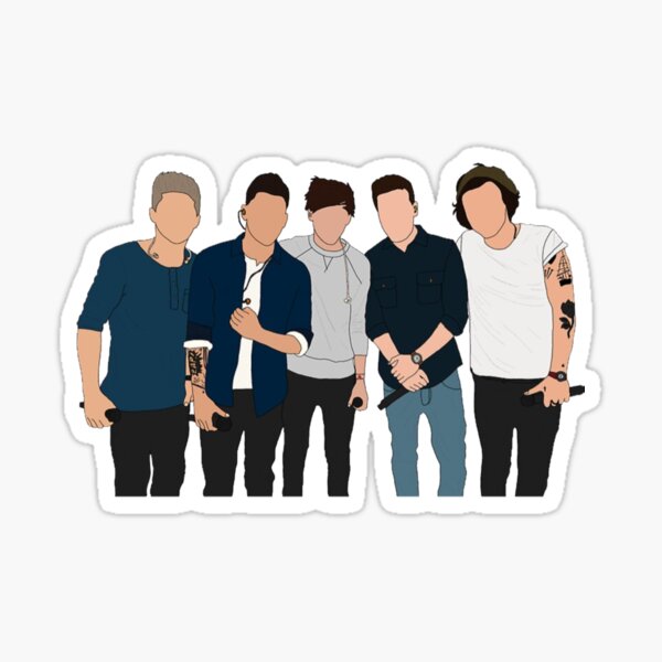 "one direction " Sticker for Sale by alishavictoriax | Redbubble