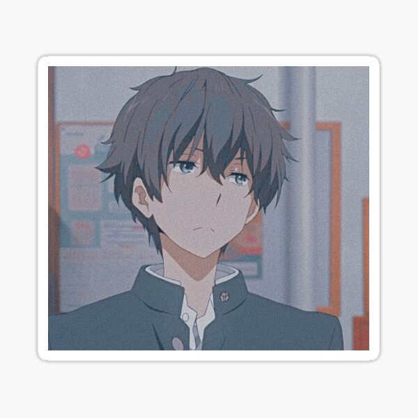 "Anime boy stickers & magnets" Sticker for Sale by TxemiClothing ...