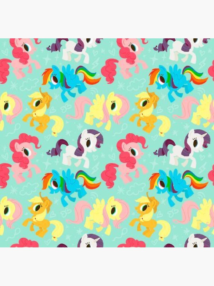 "My little pony pattern" Sticker by topmasuku | Redbubble