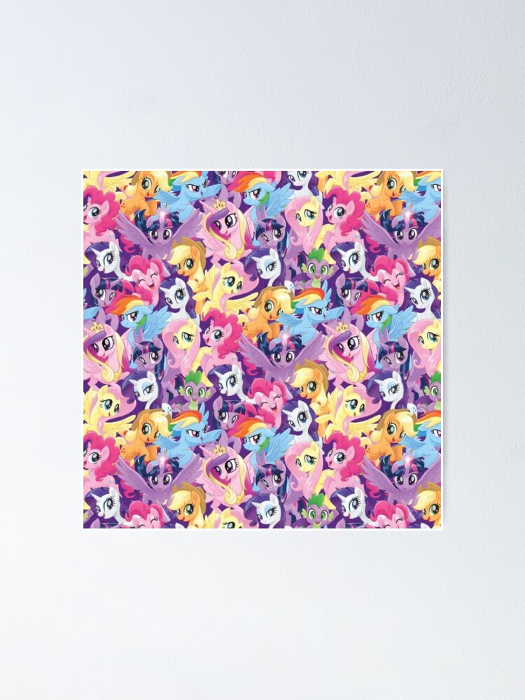 "My little pony all" Poster by topmasuku | Redbubble